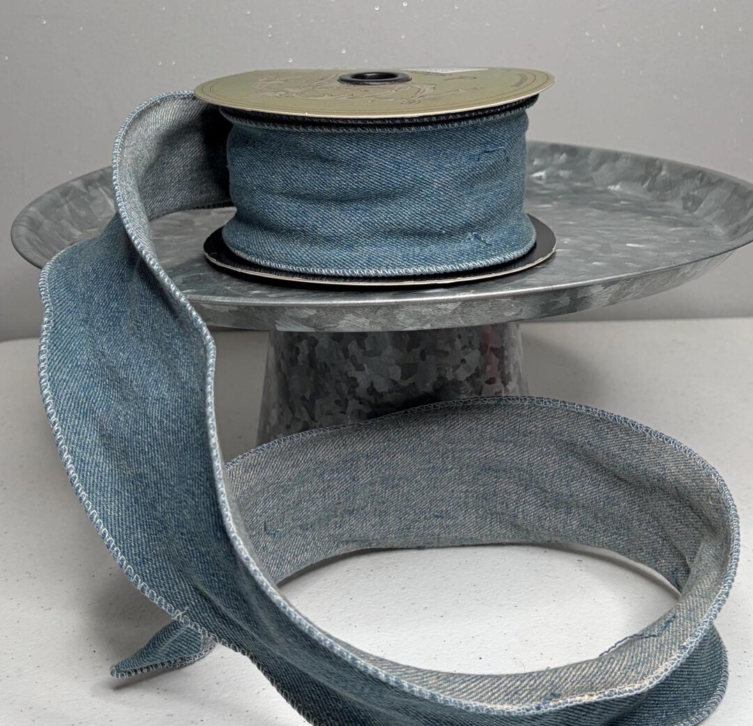 D Stevens Fine Ribbon Denim Blue 2.5x10yd DS10-2582 - Etsy