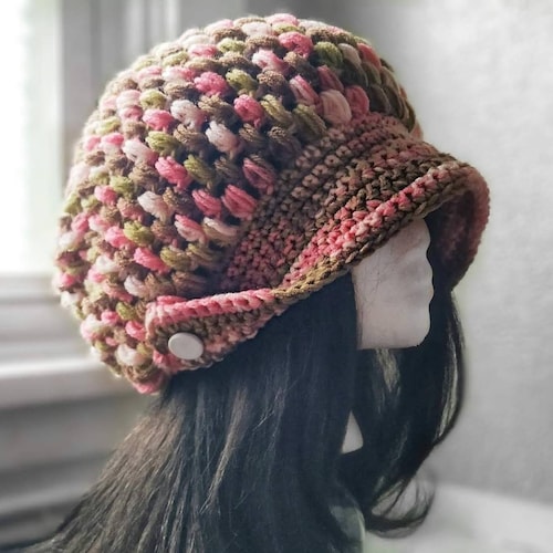 Funky Crochet Hat Pattern W/ Free Video Tutorial - Etsy