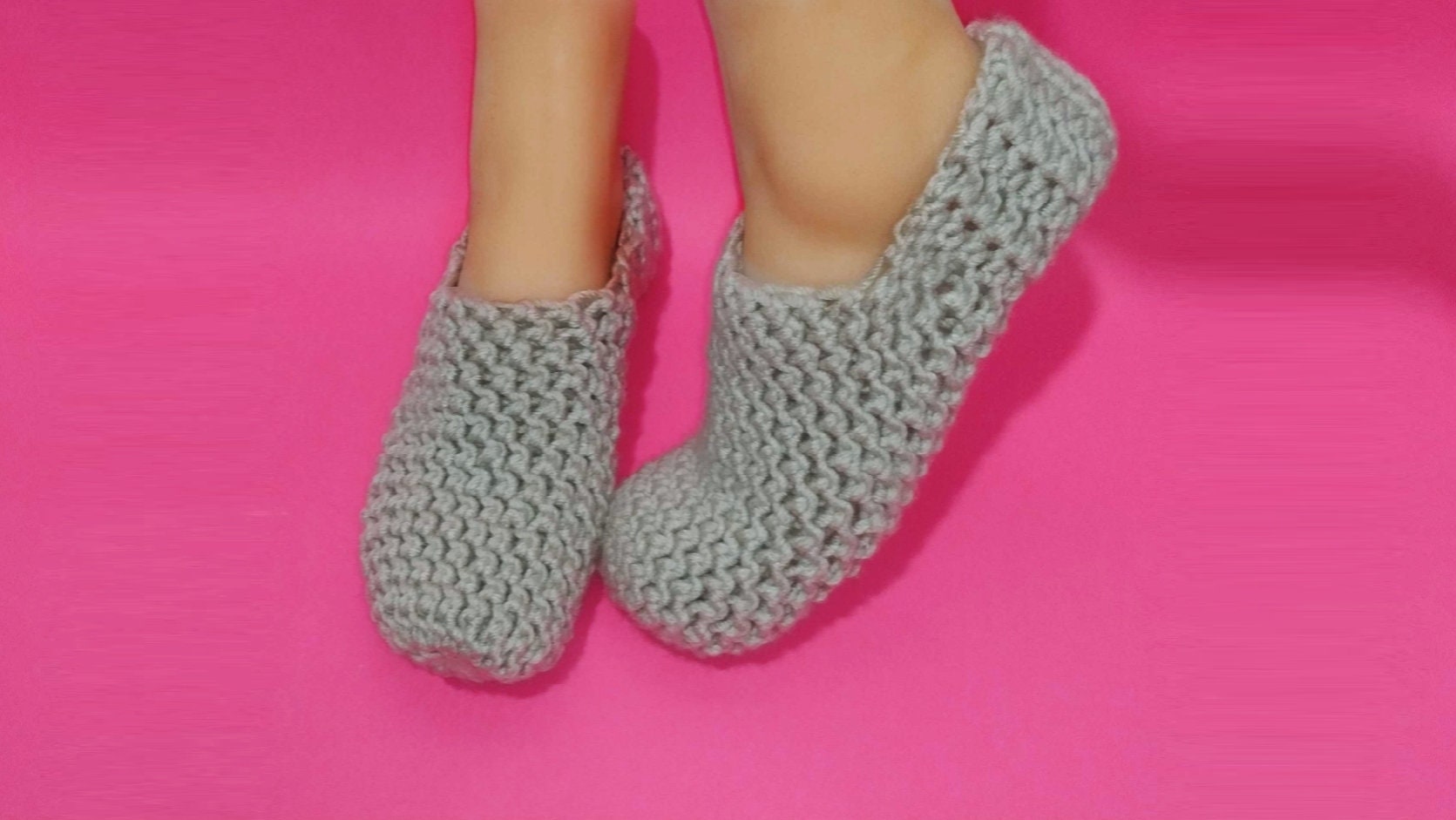 Quick and Easy Crochet Slipper Pattern - Etsy