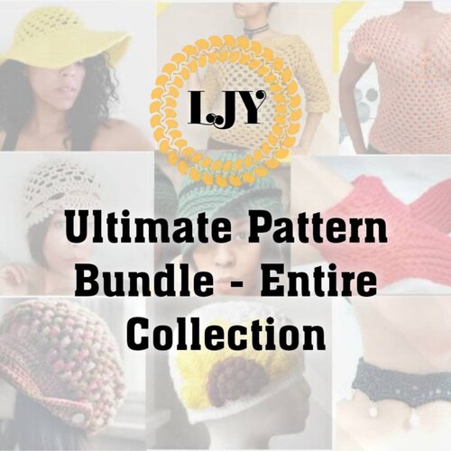 Ultimate Crochet Bundle 40 Patterns Includes Written & Video - Etsy
