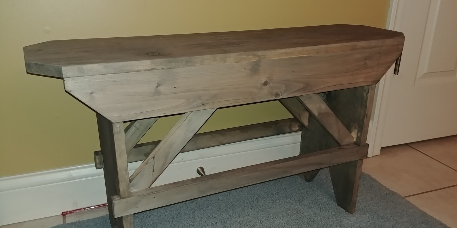Primitive Farmhouse Bench - Etsy