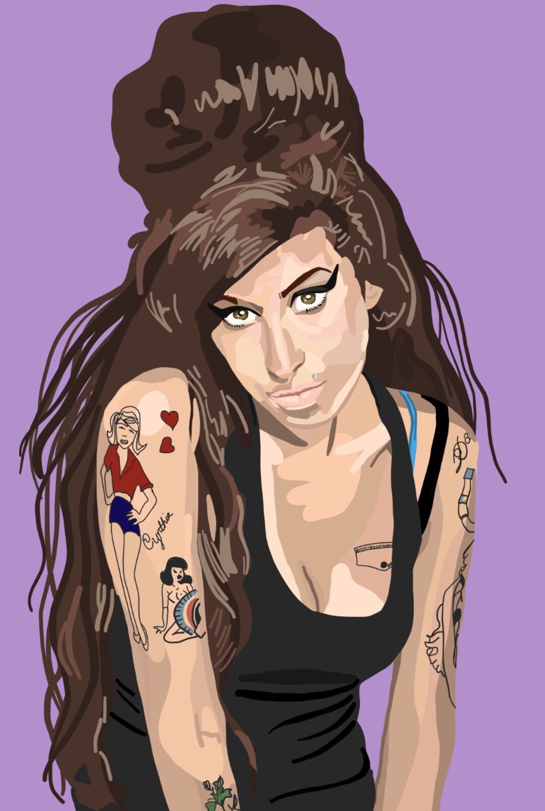 Custom Digital Artwork Portrait, A5 Sized. Digital File Only. - Etsy