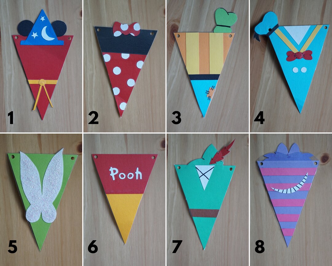 BULK SET Banderines Disney/Pixar - Etsy España