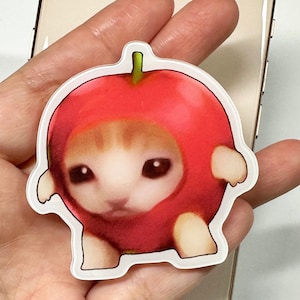 Fruit Cat Phone Accessory Crying Banana Cat Meme Happy Apple Cat Meme ...