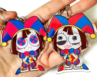Gangle Keychain Charm the Amazing Digital Circus - Etsy