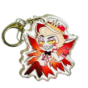 Lucifer - Hazbin Hotel Keychain - Cute Chibi Lucifer Charm - Etsy