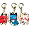 Vaggie - Hazbin Hotel Keychain - Cute Chibi Vaggie Charm - Etsy