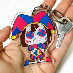 Pomni Keychain Charm - the Amazing Digital Circus - Etsy