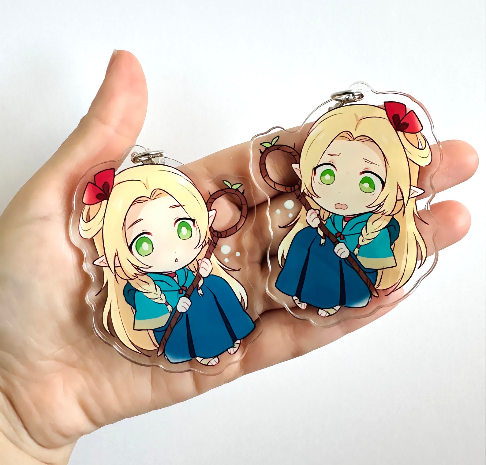 Dungeon Meshi Keychains Cute Chibi Marcille Falin Laios Senshi Izutsumi ...
