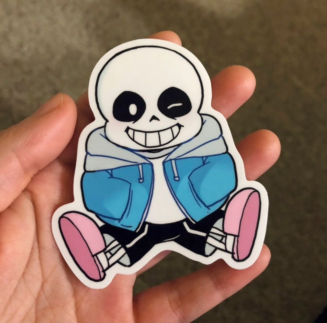 SANS UNDERTALE Sticker - Water Proof, Vinyl, Sticker for Laptop ...