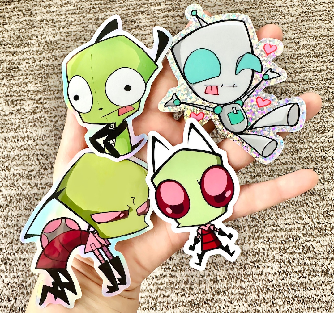 Invader Zim Sticker - GIR, Zim Stickers - Etsy