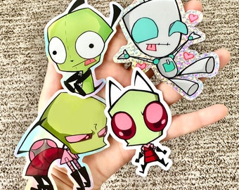 Invader Zim Sticker Bundle - Etsy