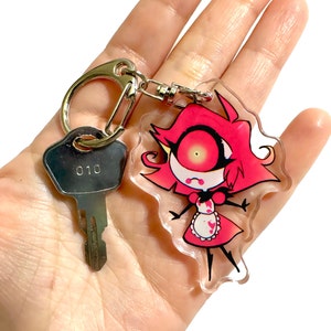 Niffty - Hazbin Hotel Keychain - Cute Chibi Niffty Charm - Etsy