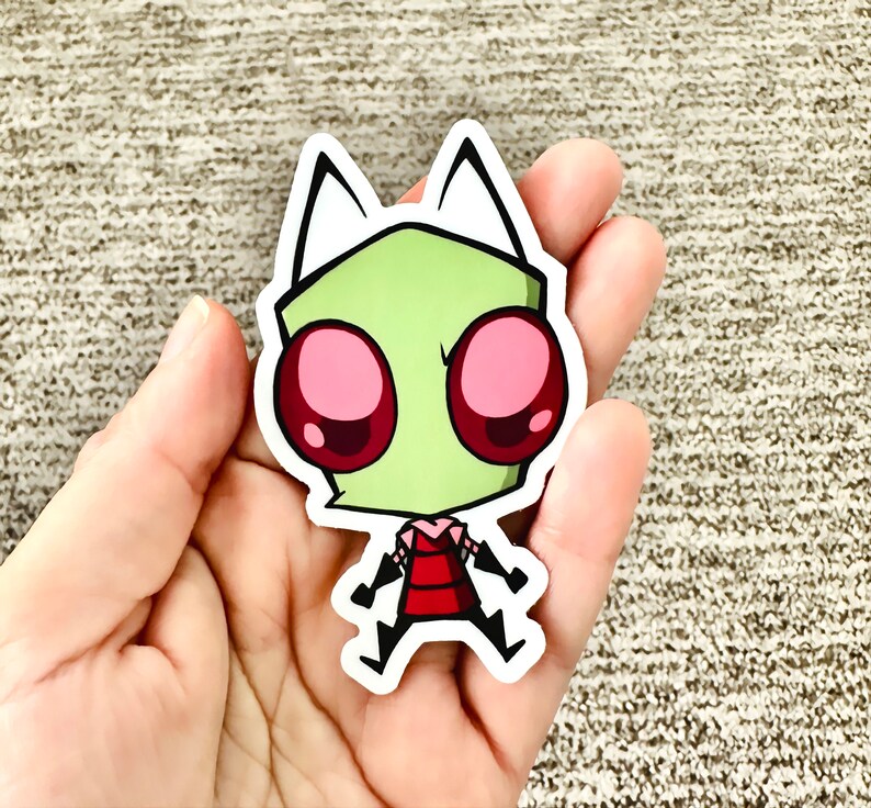 Invader Zim Sticker - GIR, Zim Stickers - Etsy