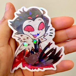 Cursed Cat Alastor Stickers - Vinyl Matte Sticker for Laptops, Water ...