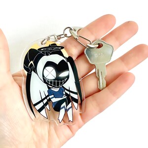 Nun Alastor, Priest Vox, Lute - Hazbin Hotel Keychain - Cute Chibi ...