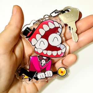 The Amazing Digital Circus Charms Keychains - Caine Gangle Jax Ragatha ...
