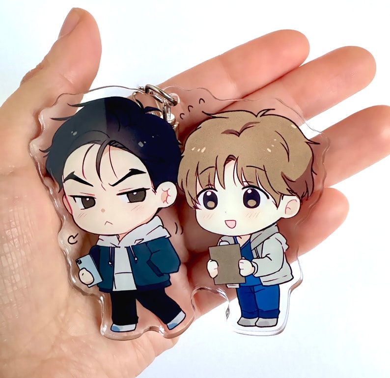 Jinx BL Keychains - Kim Dan, Joo Jaekyung, Boy Love Manhwa, Manga ...