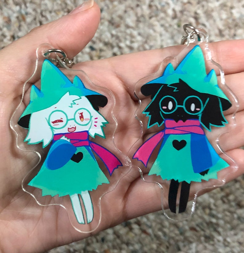 DELTARUNE Charm Keychains - Kris Susie Ralsei - Etsy
