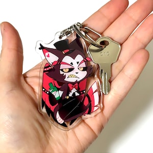 Husk - Hazbin Hotel Keychain - Cute Chibi Husk Charm - Etsy
