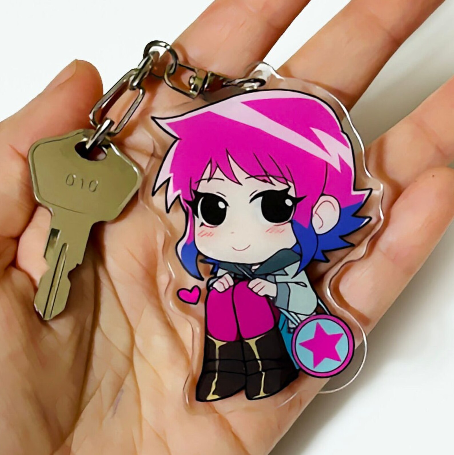 Scott Pilgrim Charms Keychains Ramona Scott Wallace Todd - Etsy