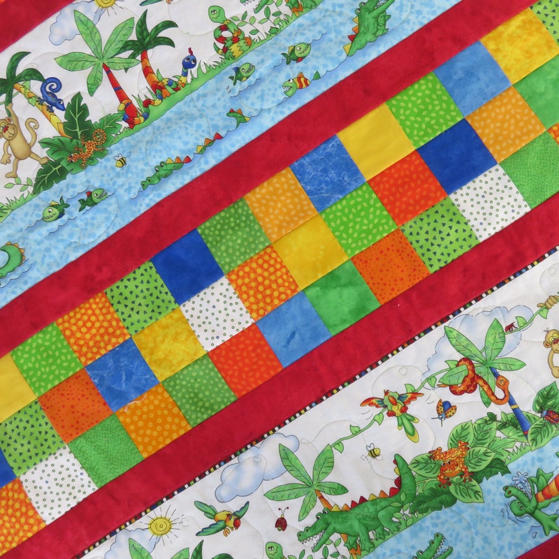 Primary Color Quilt - Etsy