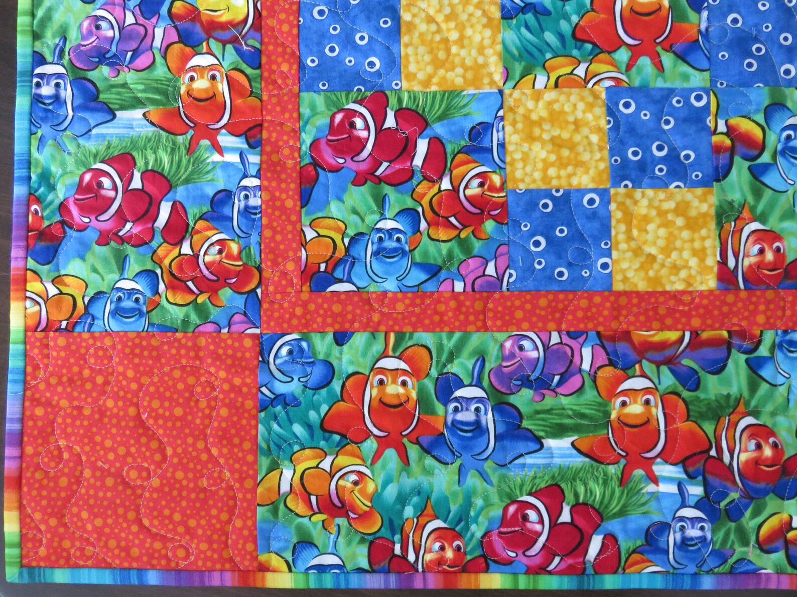 Clown Fish Baby Quilt Gender Neutral Baby Boy or Girl Quilt - Etsy Canada