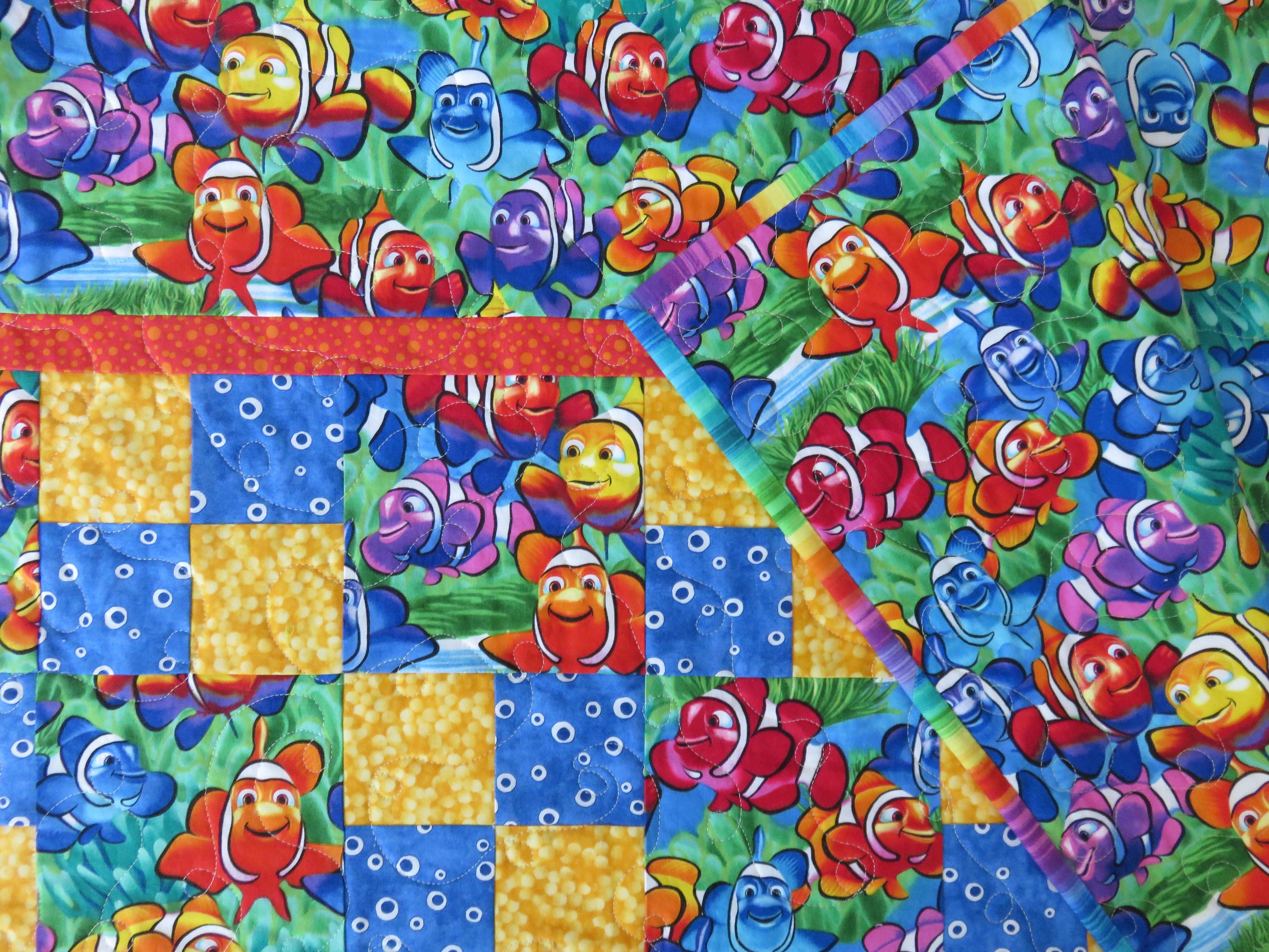 Clown Fish Baby Quilt Gender Neutral Baby Boy or Girl Quilt - Etsy Canada
