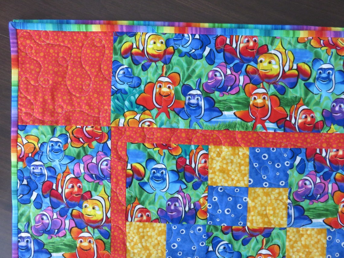 Clown Fish Baby Quilt Gender Neutral Baby Boy or Girl Quilt - Etsy Canada
