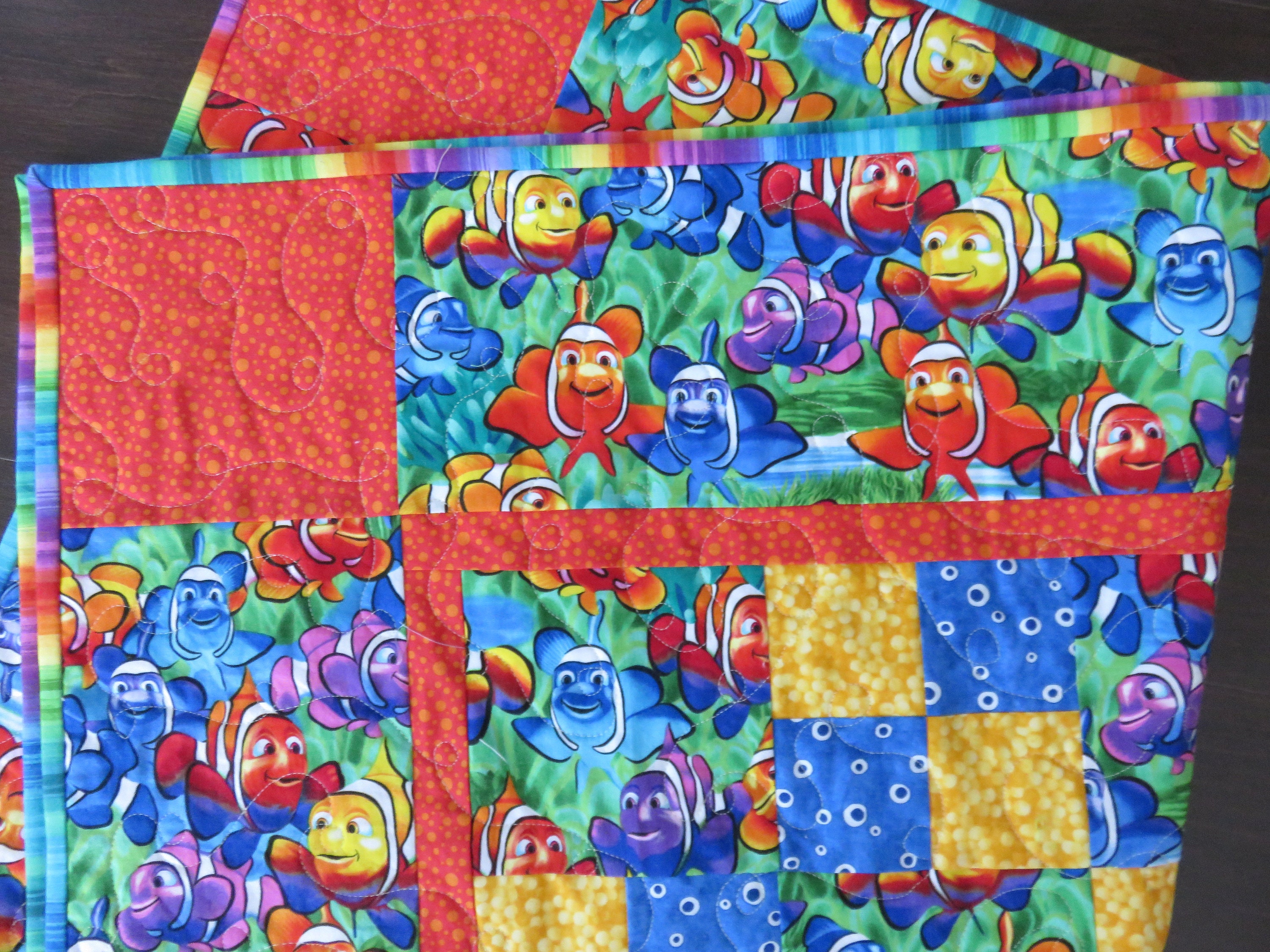 Clown Fish Baby Quilt Gender Neutral Baby Boy or Girl Quilt - Etsy Canada
