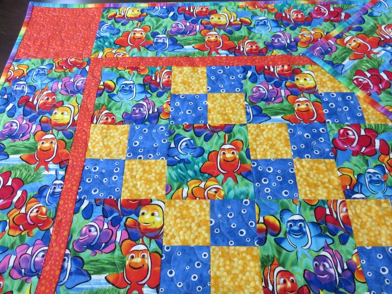 Clown Fish Baby Quilt Gender Neutral Baby Boy or Girl Quilt - Etsy Canada