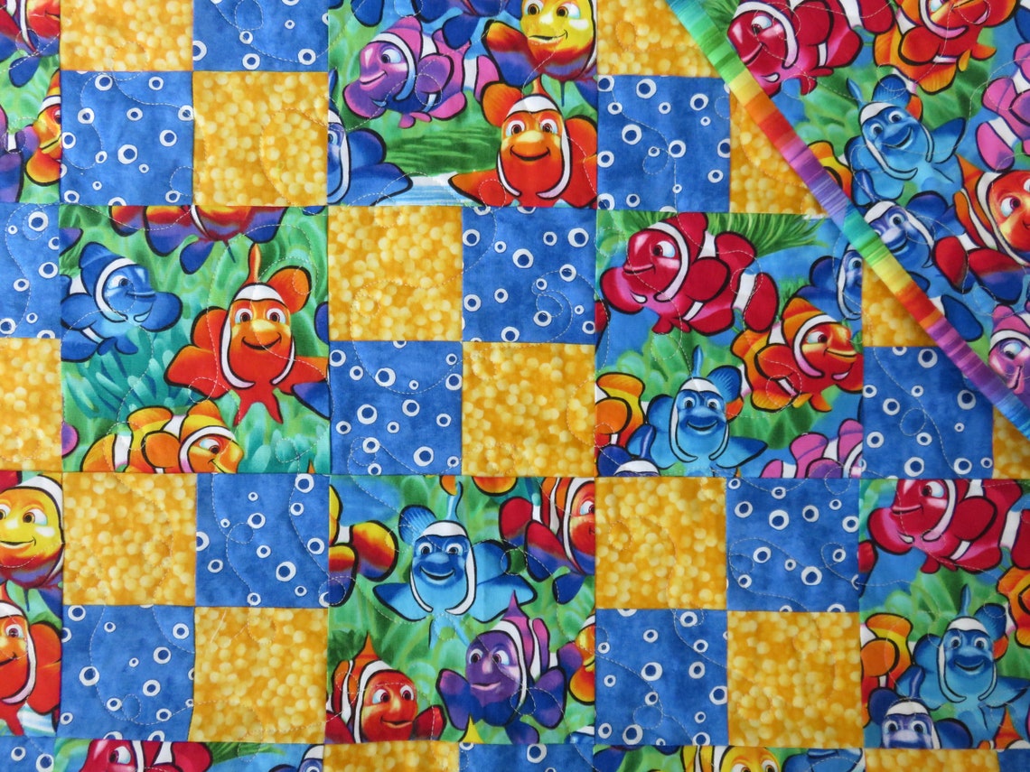 Clown Fish Baby Quilt Gender Neutral Baby Boy or Girl Quilt - Etsy Canada