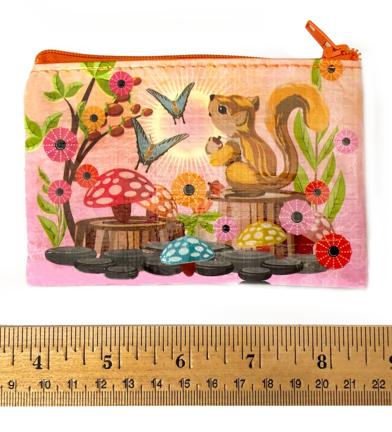 Squirrel - Recyclable Coin Purse Wild Life Lightweight Botanic Garden ...