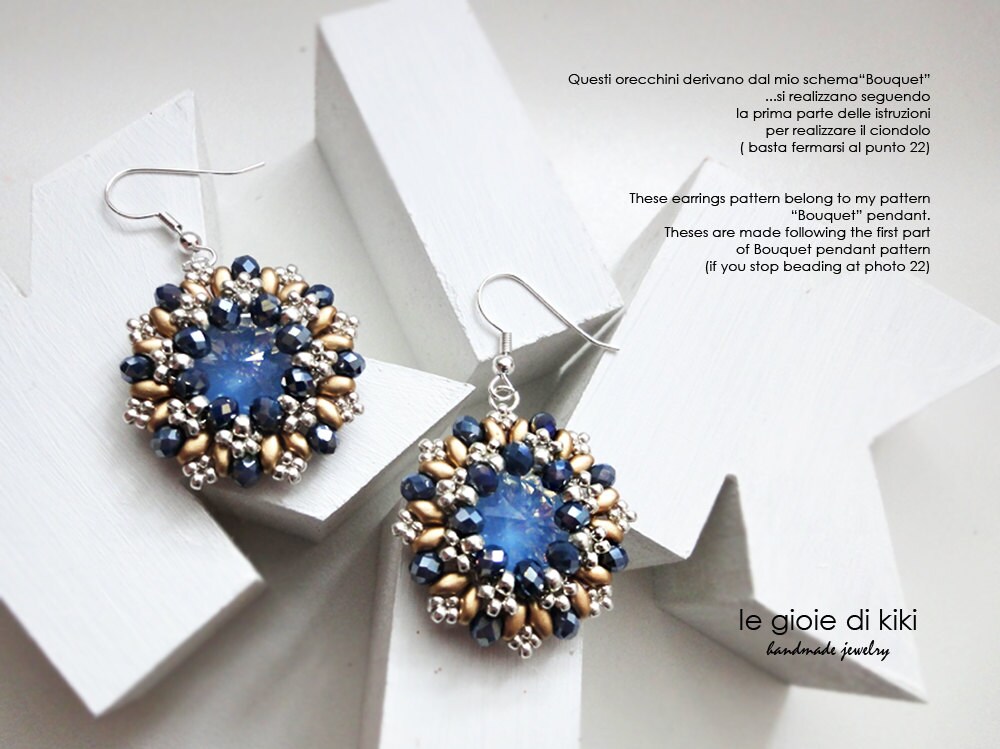 DIY, Pendant Pattern bouquet - Etsy