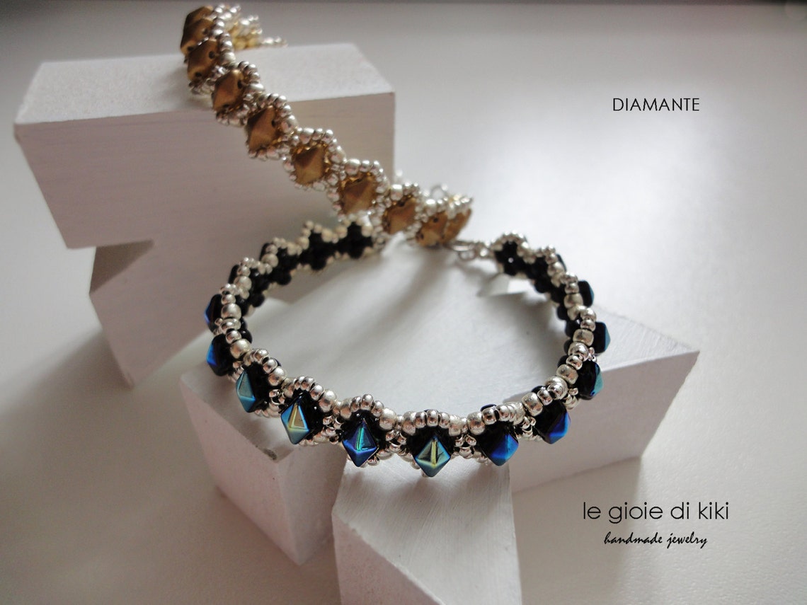 DIY "diamond" Bracelet Pattern - Etsy