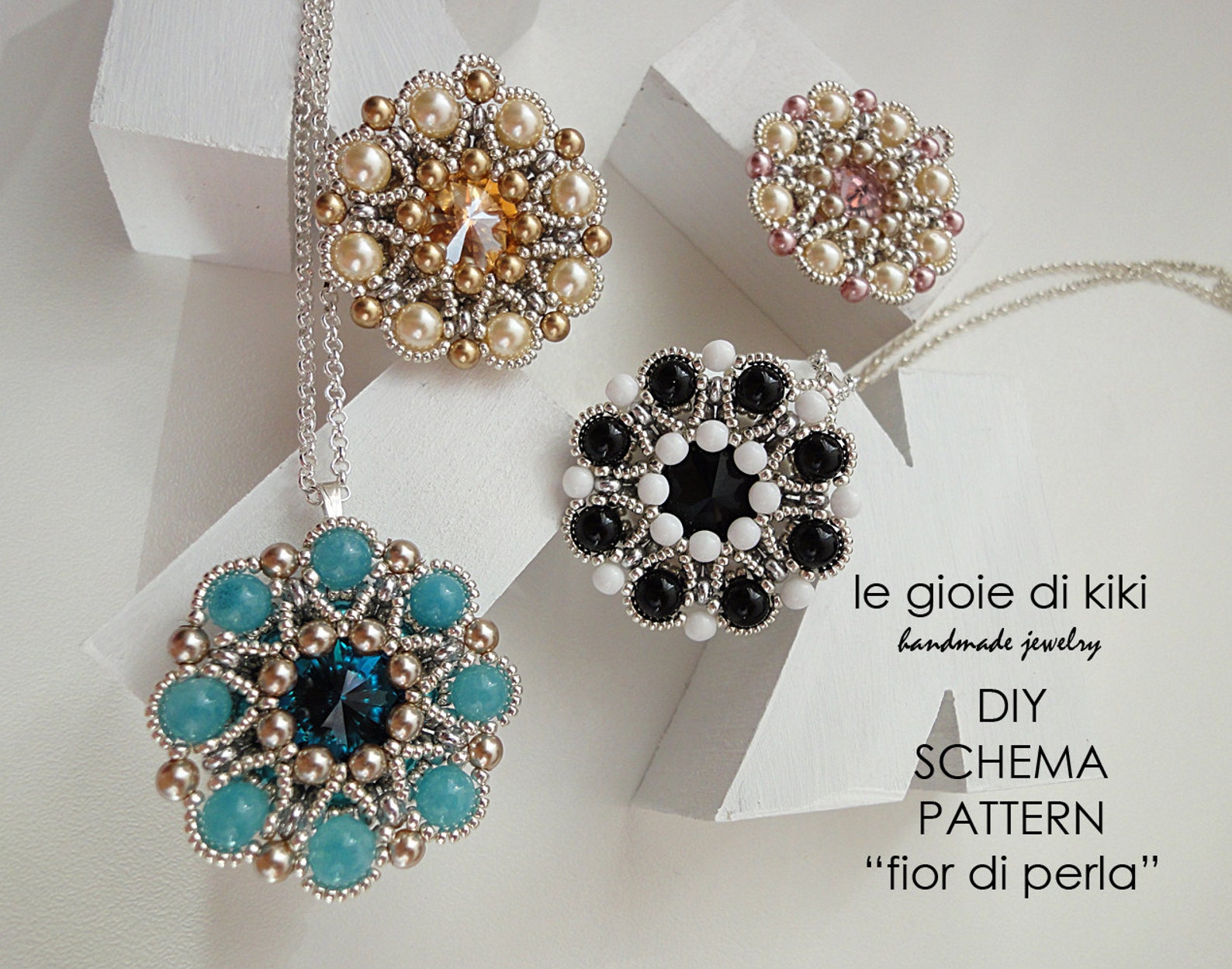 DIY Pendant Pattern fior Di Perla - Etsy