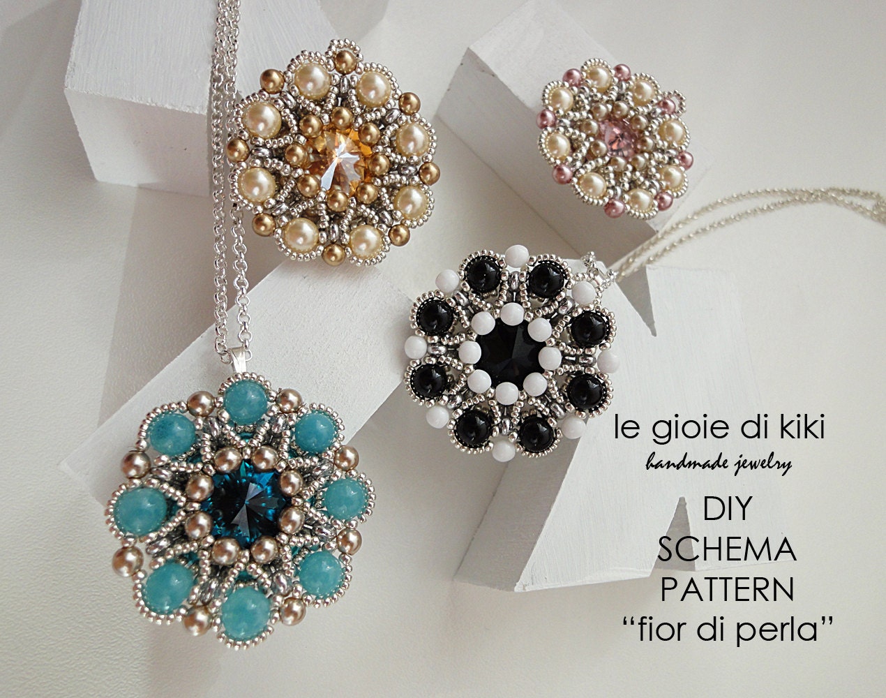 DIY Pendant Pattern fior Di Perla - Etsy