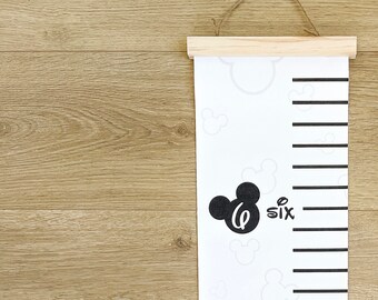 Minnie Mouse ruler Kids Growth Chart Wall Growth Chart Micky Mouse ...
