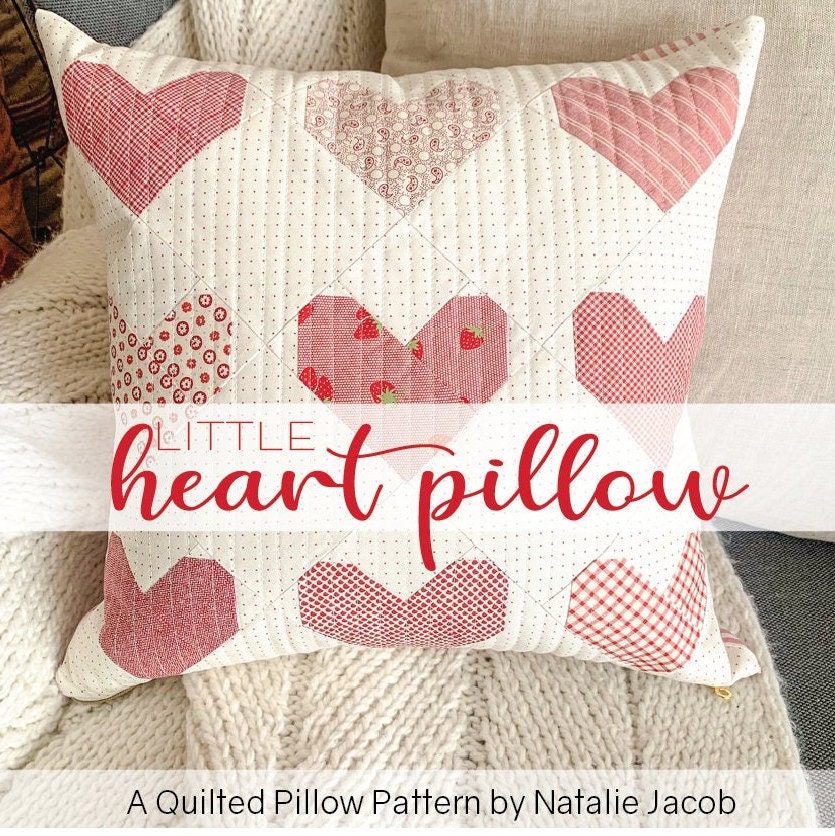 Little Heart Pillow PDF Pattern - Etsy