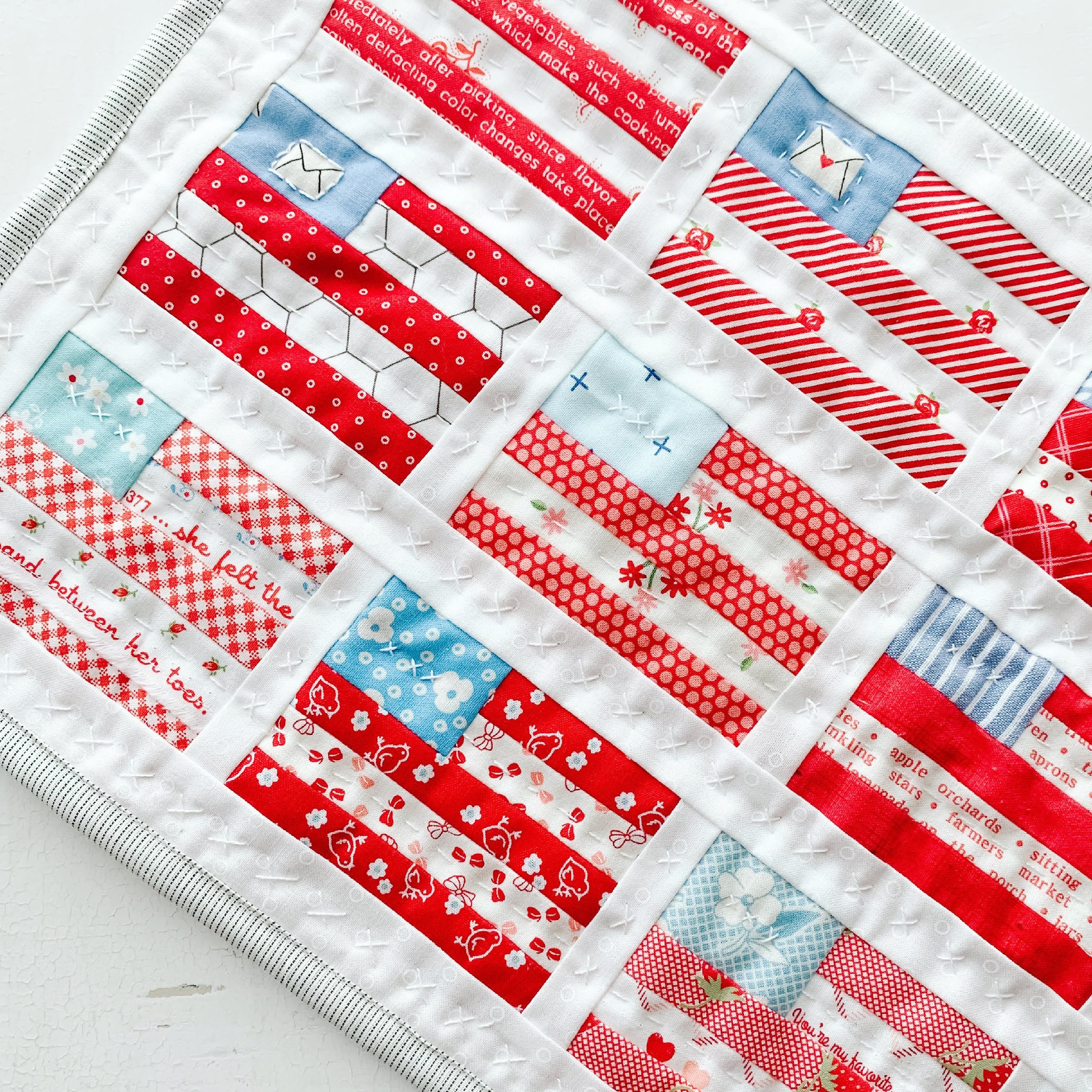 Little Flags - Mini Quilt PDF Pattern - Etsy