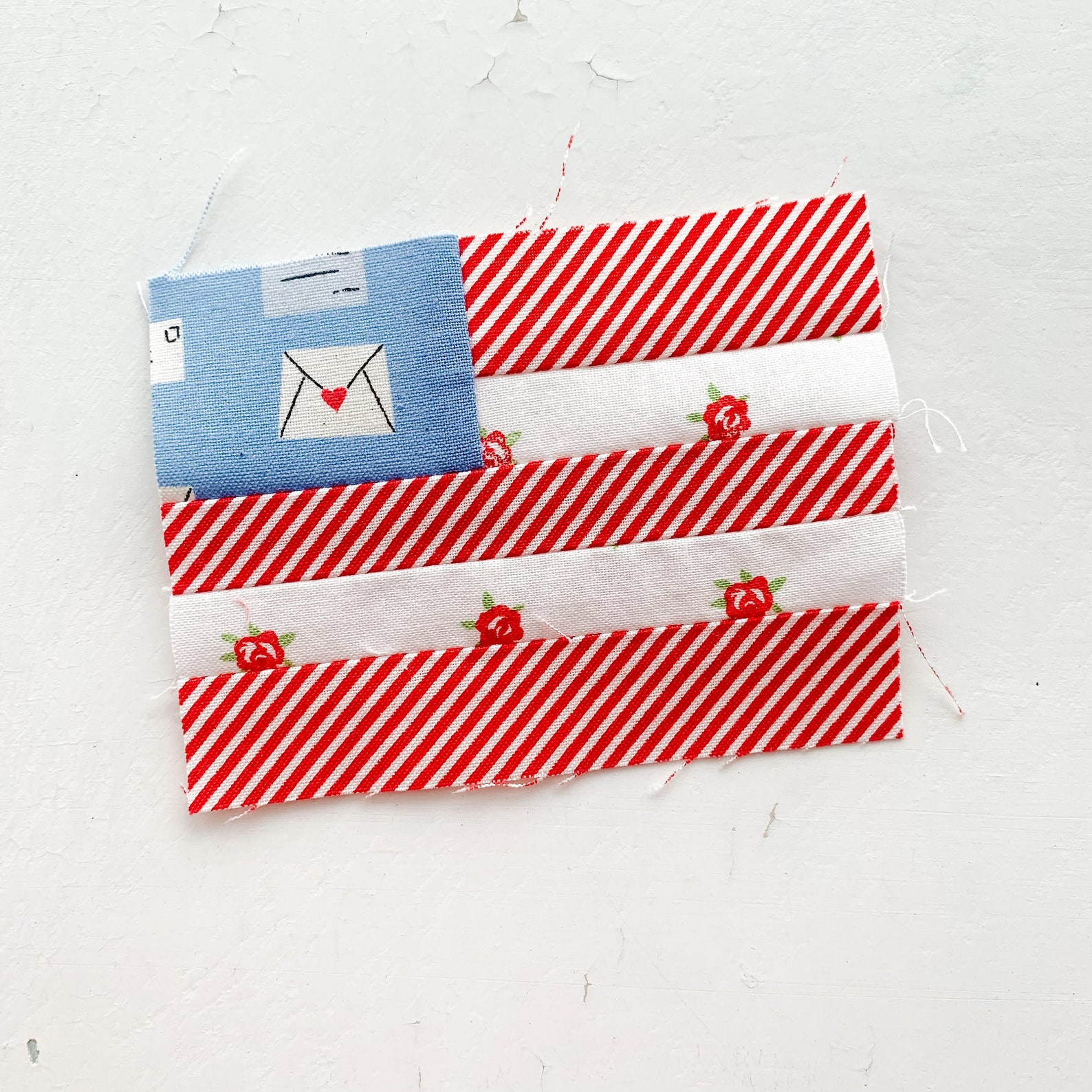 Little Flags - Mini Quilt PDF Pattern - Etsy
