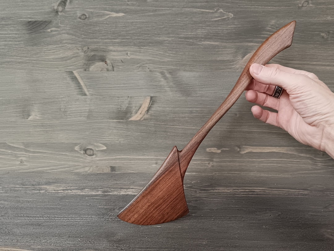 Unique Design Handcrafted Walnut Wood Spatula Stirrer - Etsy