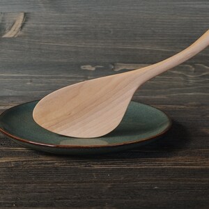 Original Handcrafted Maple Wood Spatula Stirrer | Unique Design - Etsy