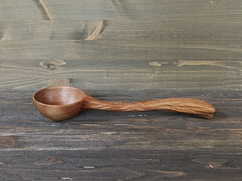 Unique Wooden Ladle With a Chiseled Handle Handmade From Walnut Wood - Etsy