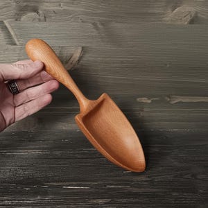 Original Kitchen Wooden Scoop Hand Carved From Beech Wood Flour Scoop ...