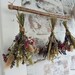 Dried Floral 3 and 5 Flower Bunch Bar. Tied With Jute Twine .home Decor ...