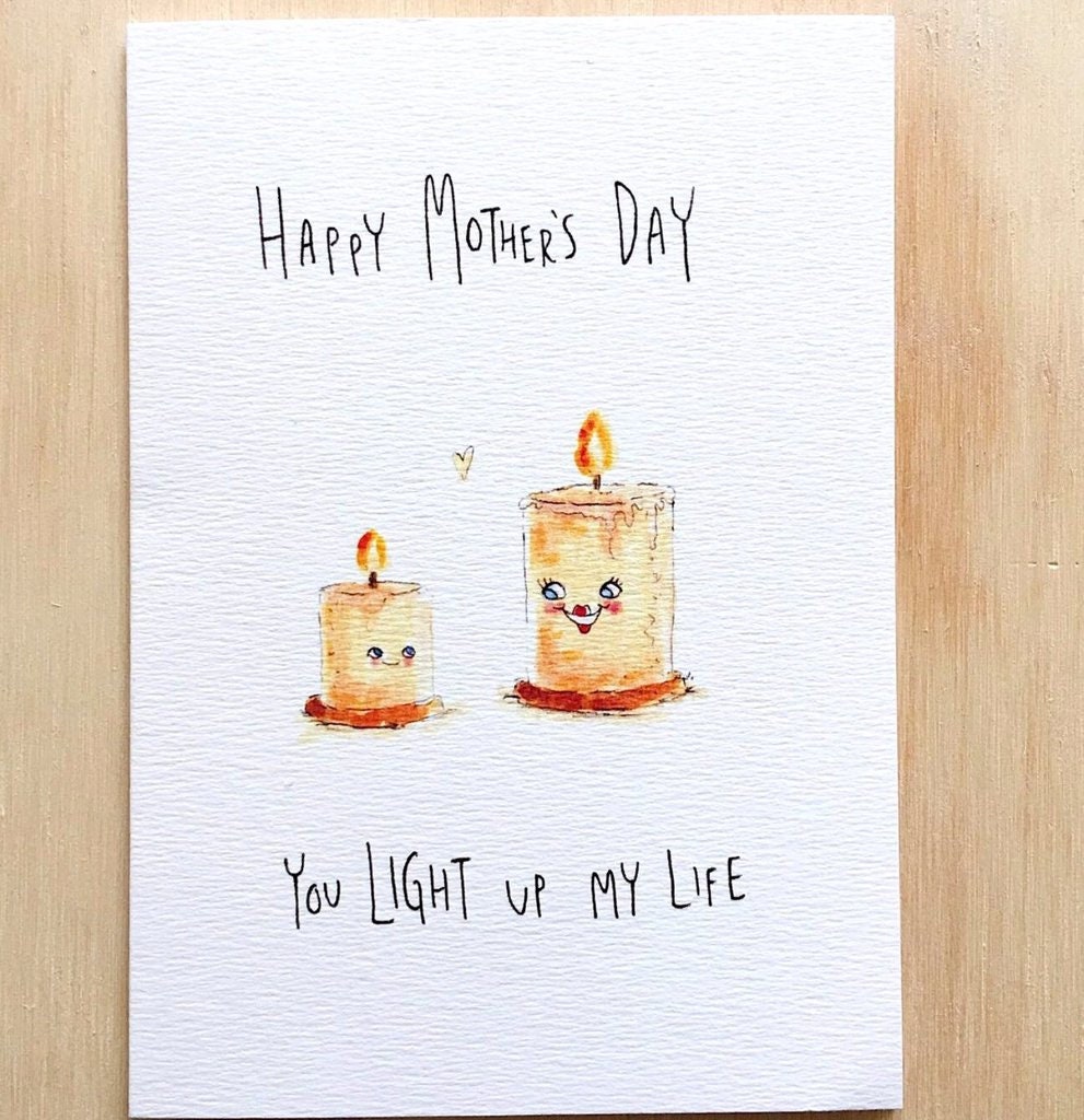 Happy Mother's Day, You Light up My Life | Handmade Greeting Card ...