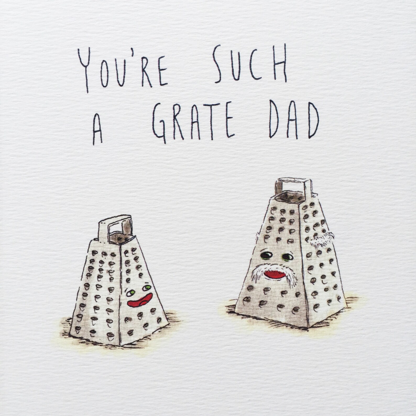 Fathers Day Card | You're Such a Grate Dad | Handmade Greeting Card ...