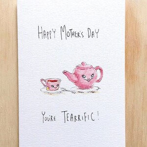 Happy Mother's Day, You're Teariffic | Handmade Greeting Card | Mother ...