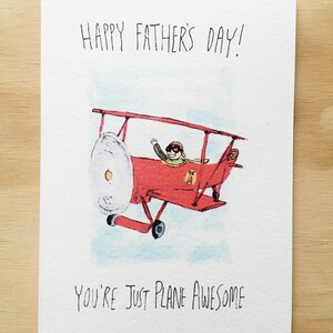 Happy Father's Day, You're Just Plane Awesome Fathers Day Card Handmade ...